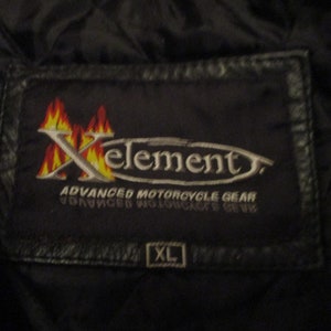 Vintage Xelement Leather Motorcycle Jacket - Etsy