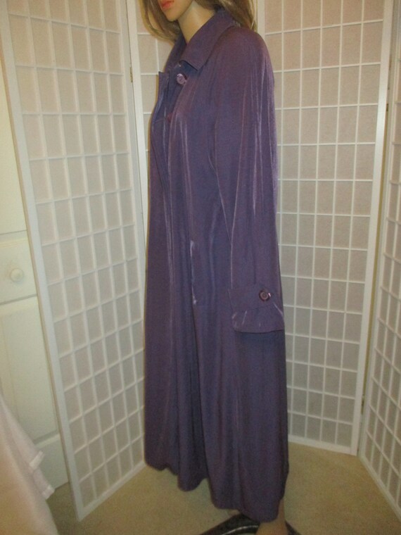 vintage Gantos purple full cut long rain/trench/overc… - Gem