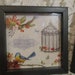 Pair Botanical String Art Shadow Box With Birds & Butterflies - Etsy