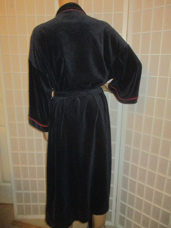 Christian Dior Monsieur velour wrap robe - Gem