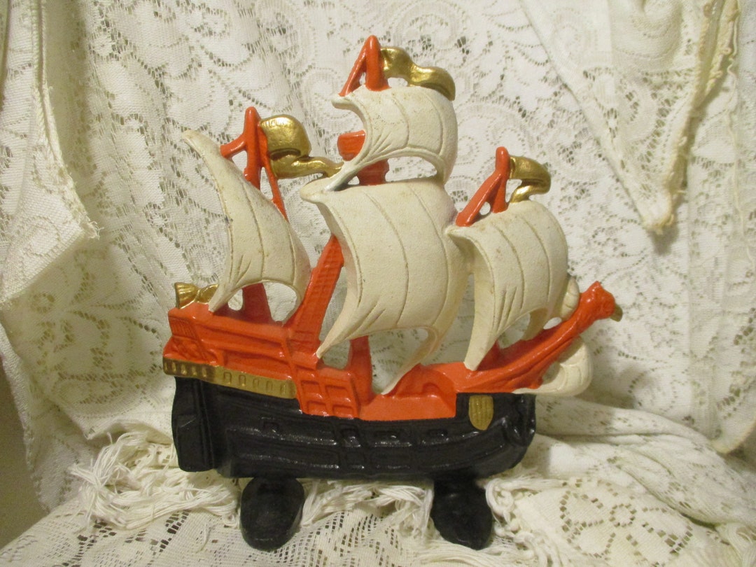 Vintage Cast Iron Ship Door Stop - Etsy