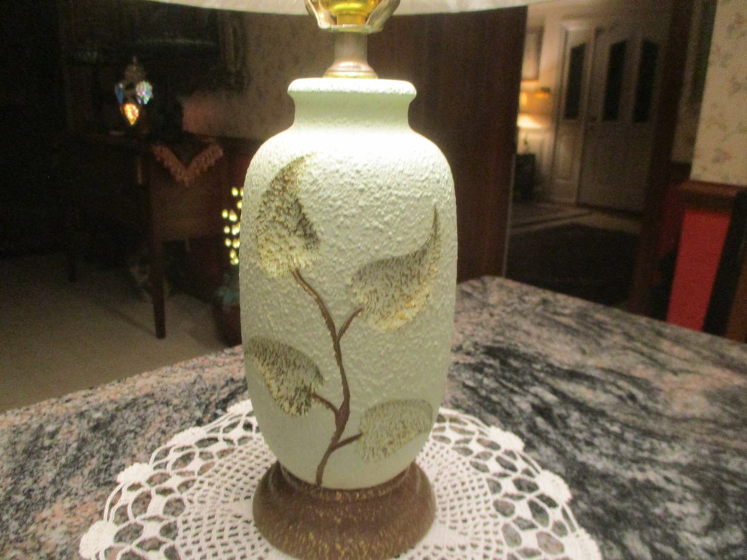 Mid Century Ceramic Small Table Lamp Base - Etsy