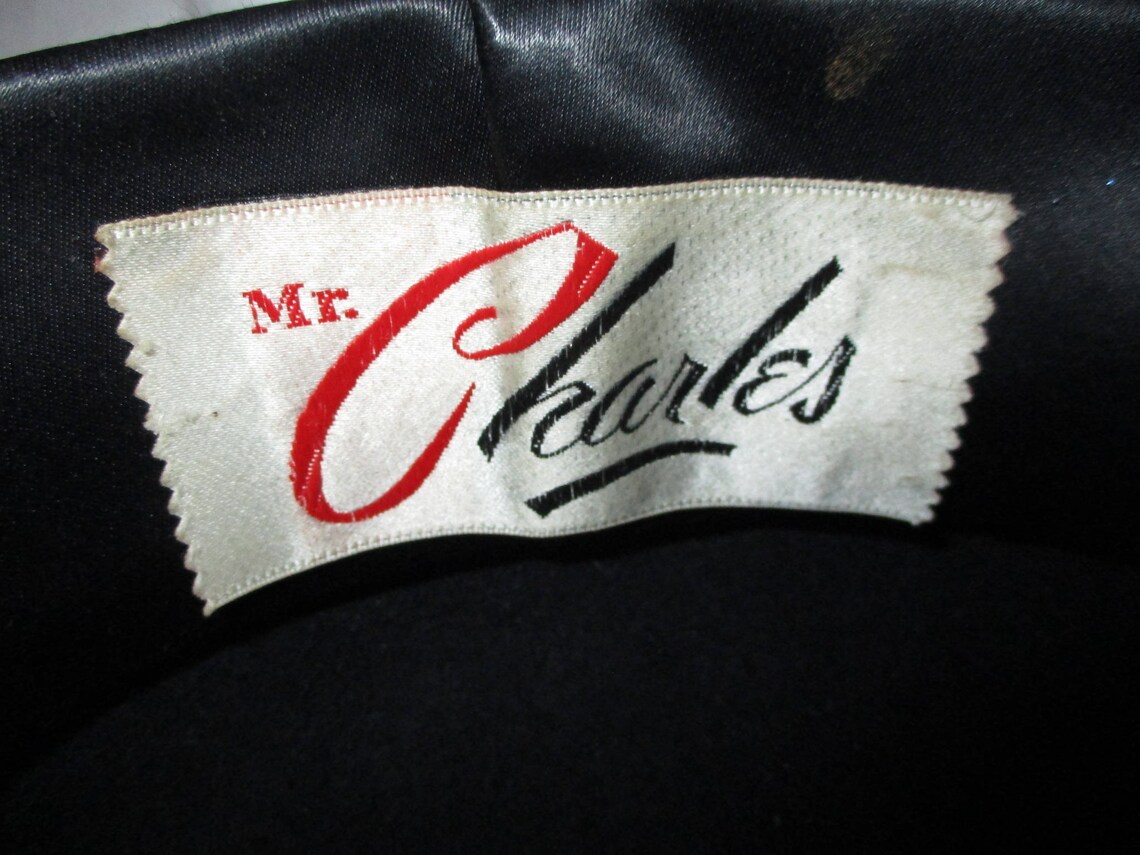 Vintage Mr. Charles Wool Felt Hat | Etsy