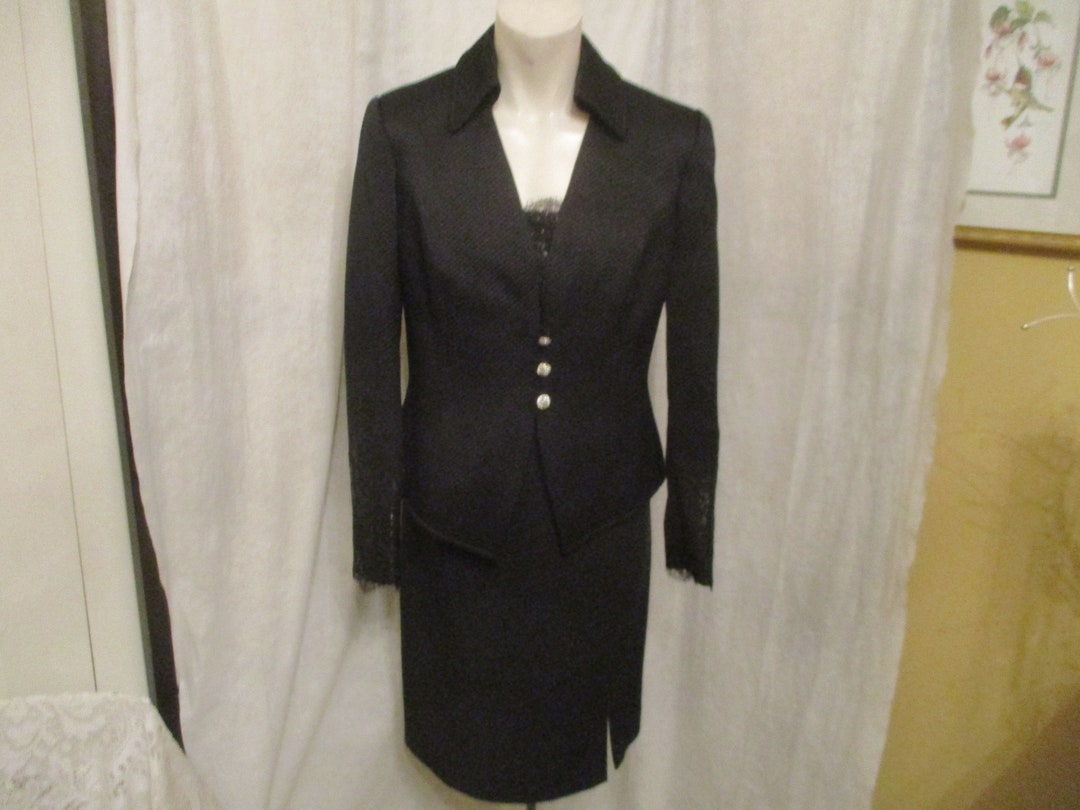 Rickie Freeman for Teri Jon Silk Dress Suit - Etsy