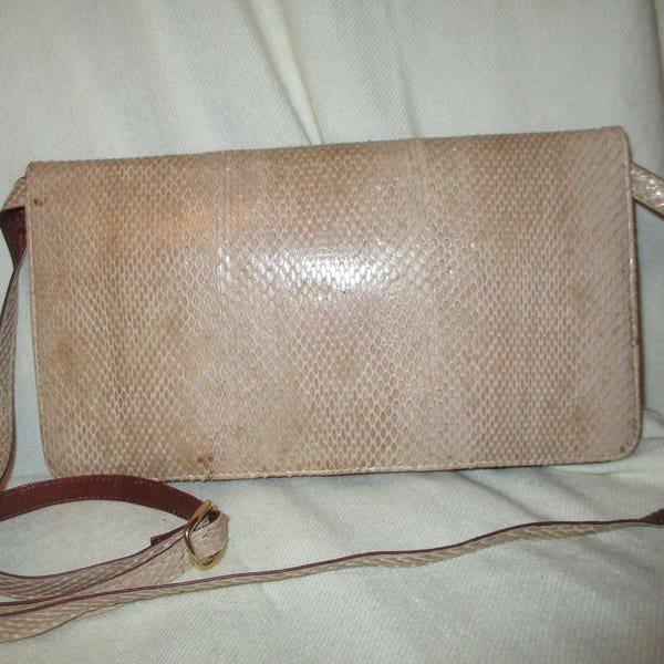 Snake Skin Cross Body Bag - Etsy