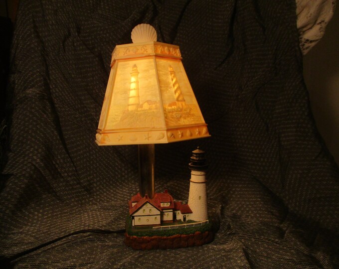 Mini Lithophane Shade Lighthouse Accent Lamp - Etsy