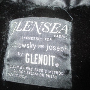 Vintage Glenoit Black and Brown Faux Fur Double Breasted Coat - Etsy