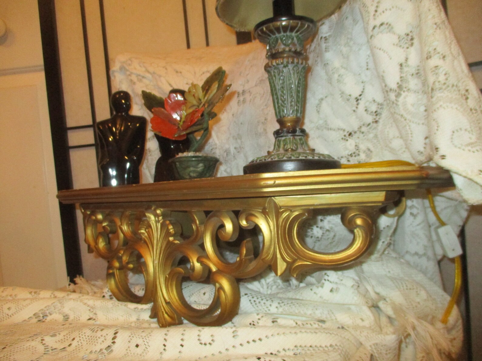 Syroco Ornate Gold Wall Table/shelf/console - Etsy