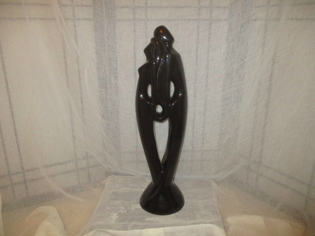 Haeger Art Deco 20" Tall Man and Woman Statue - Etsy