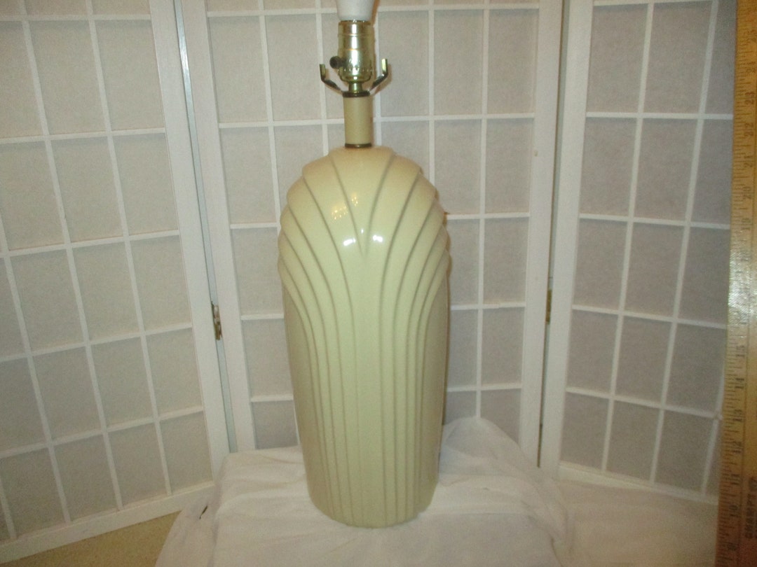 Art Deco Tall Vintage Retro Modern Ceramic Table Lamp Base - Etsy