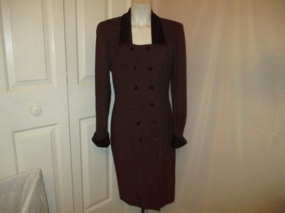 Lois Snyder Dani Max Double Breasted Coat Dress - Etsy