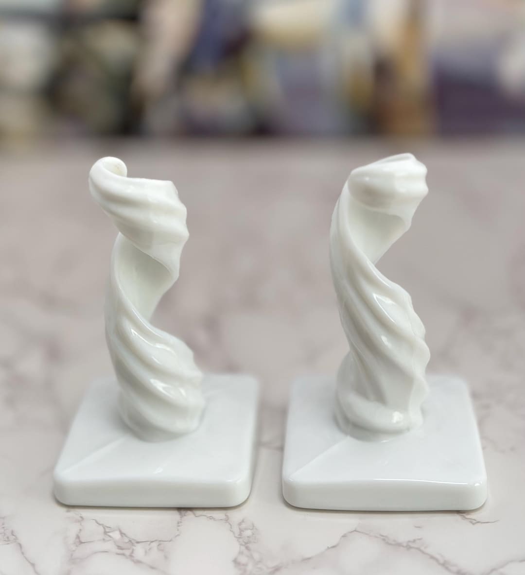 Vintage Pair Westmoreland Twist Milk Glass Candlesticks - Etsy