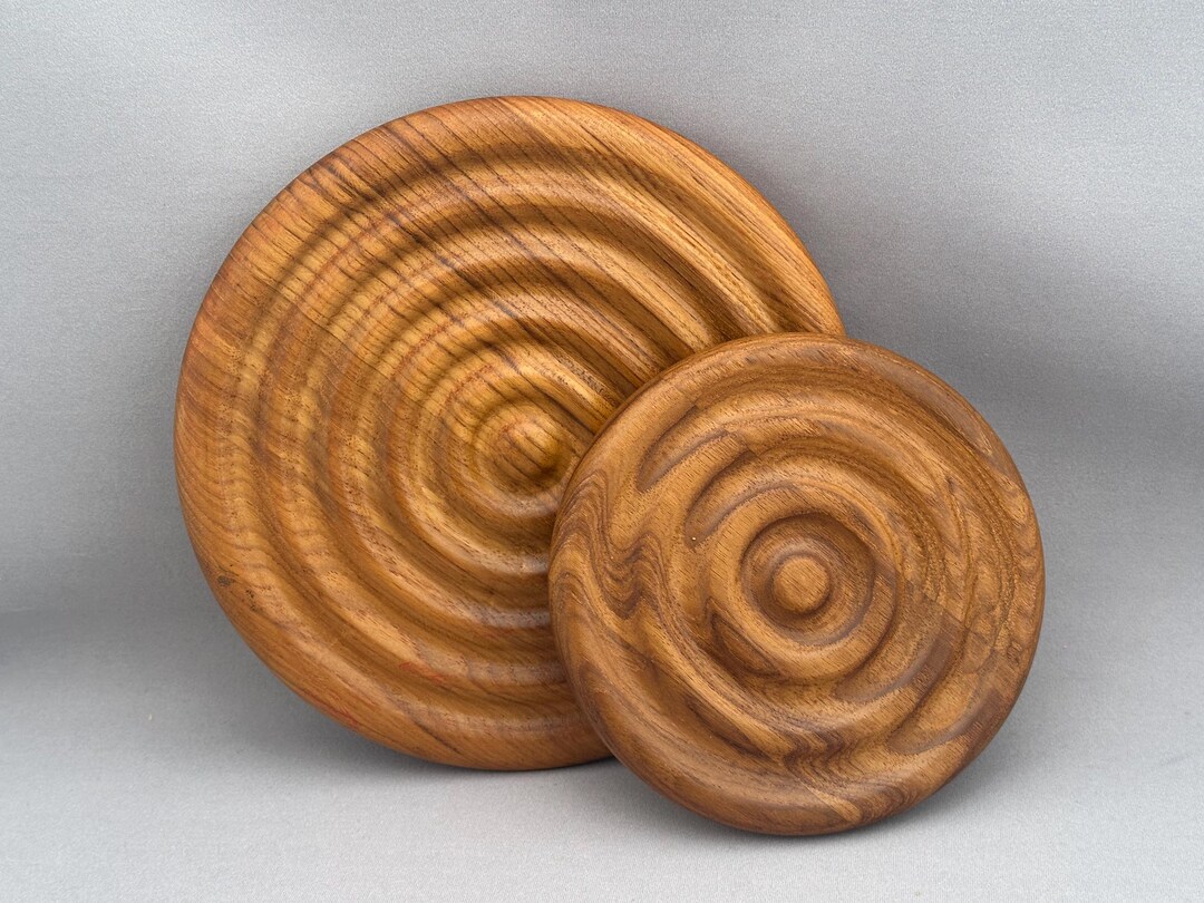 Vintage Dansk Teak Trivets: MCM Bullseye Kitchen Decor (set of 2) - Etsy