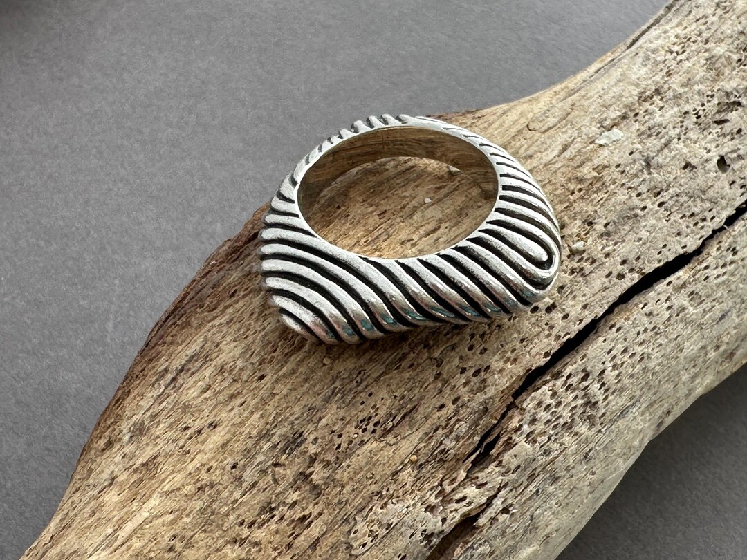 Vintage Brighton Sterling Silver Heart Band Ring Stackable Band Ring ...