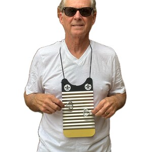 Black & Gold Mini Zydeco Washboard Musical Percussion Instrument ...