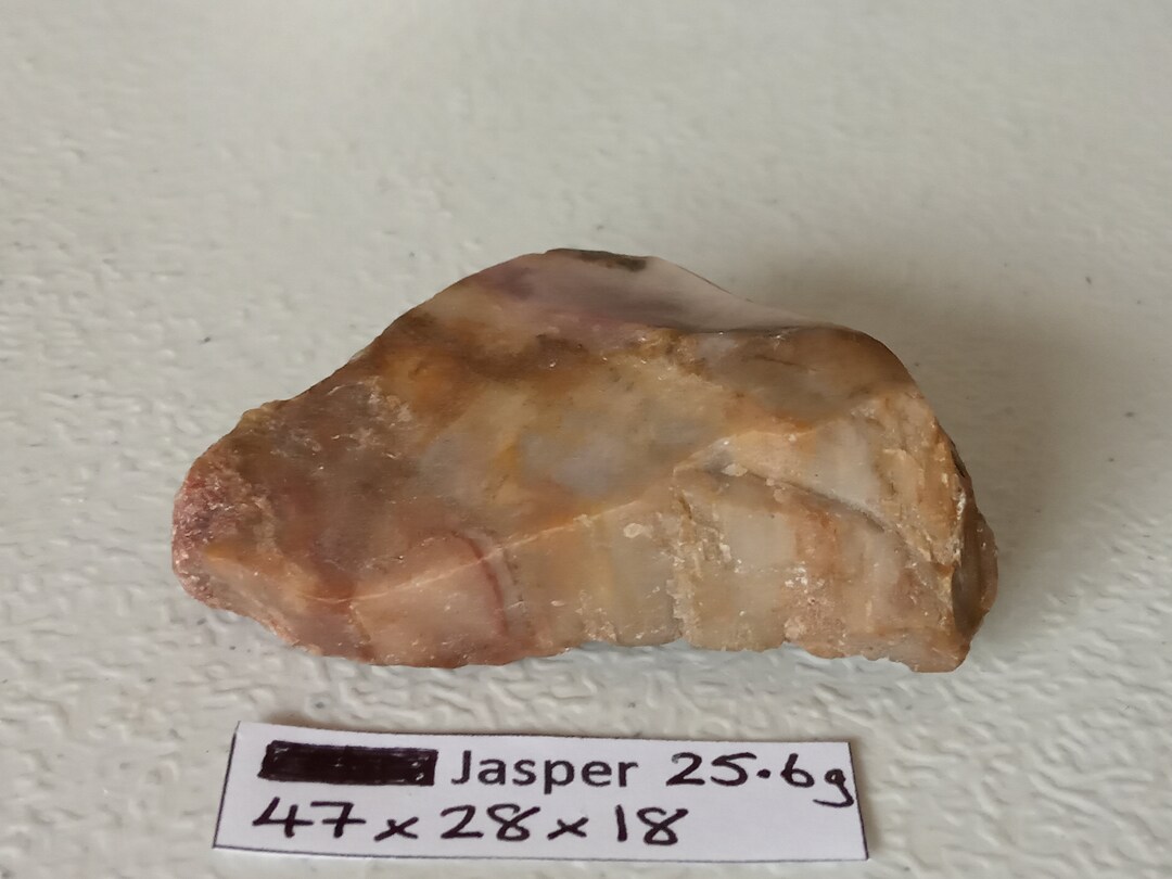 25.6g Beige & Brown Jasper SLAB Rough / JASPE Stone - Etsy