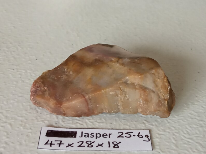 25.6g Beige & Brown Jasper SLAB Rough / JASPE Stone - Etsy