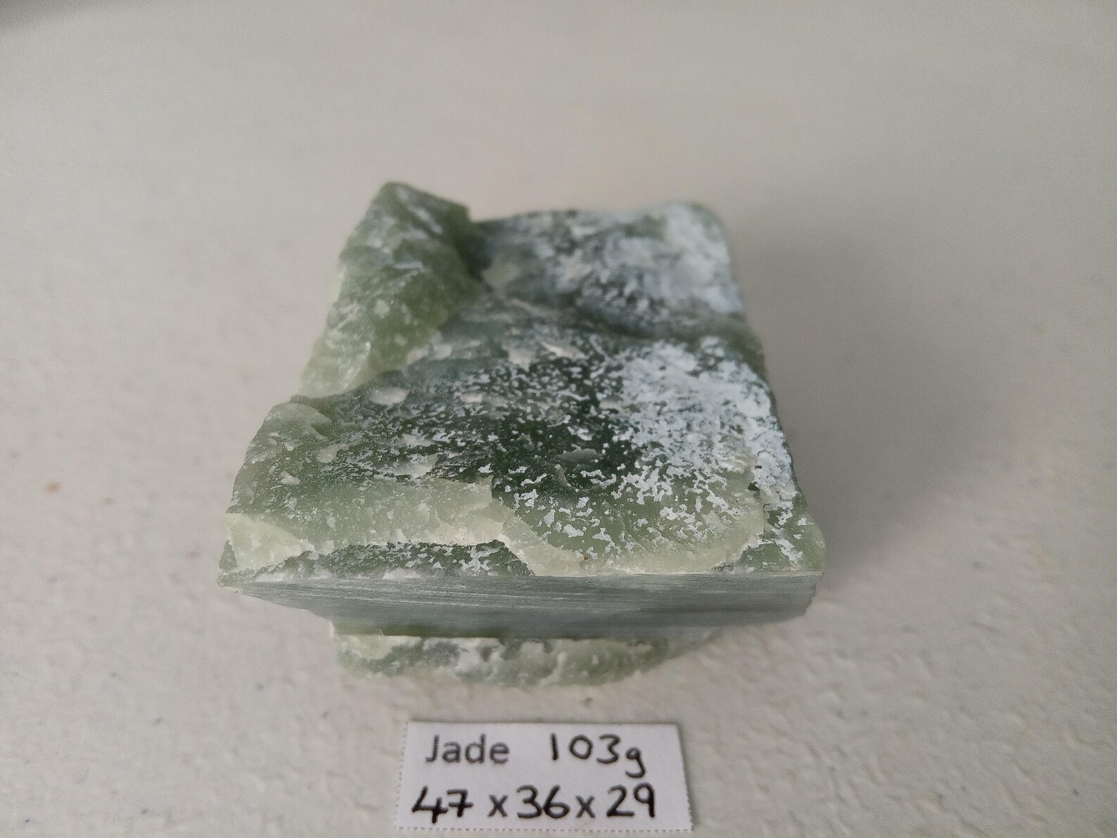 103g Menta grezza naturale VERDE GIADA Nefrite GEMSTONE | Etsy