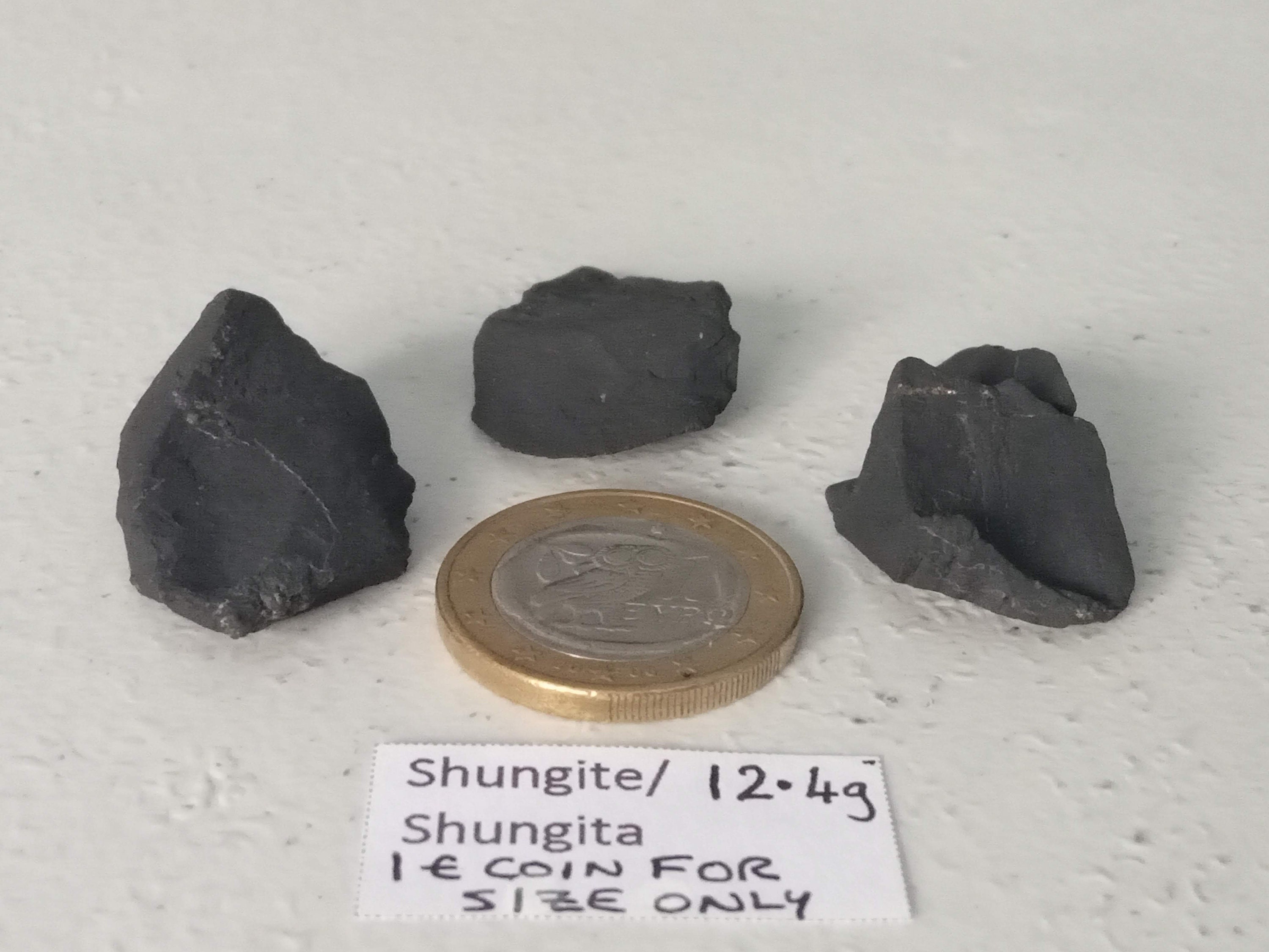 12.4g RUSSIAN Shungite / Shungita Rough Healing Crystal Stones | Etsy