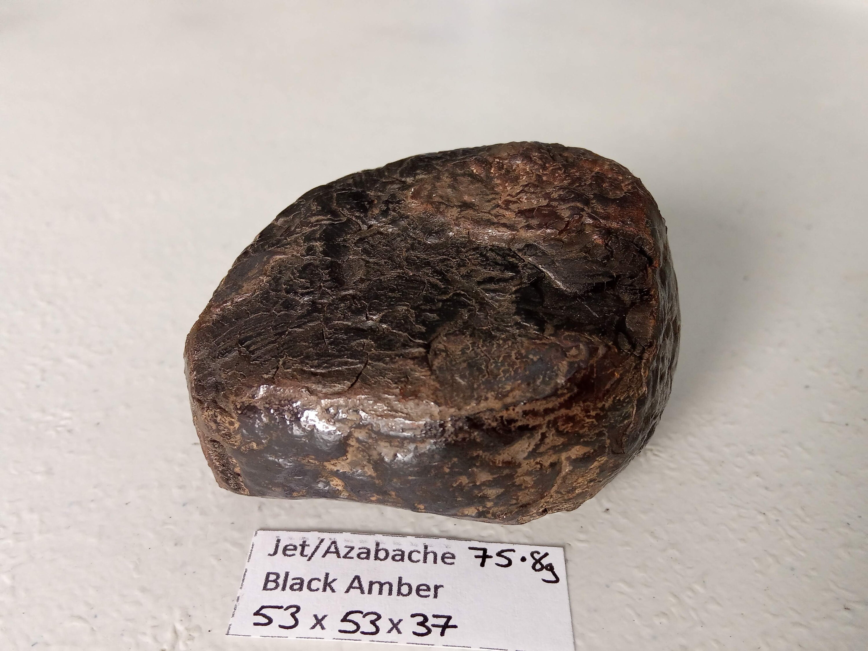 758g 100% JET / Azabach / schwarzer Bernstein / - Etsy.de