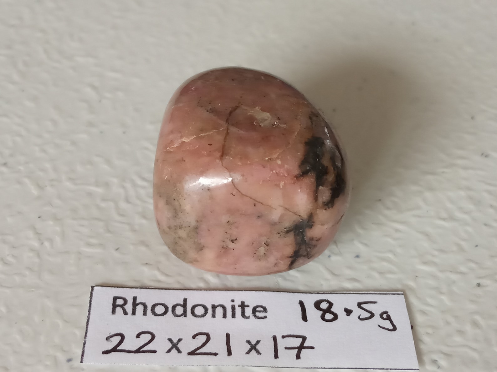 18.5g Natural Rose Rhodonite Crystal Gem Stone Freeform | Etsy