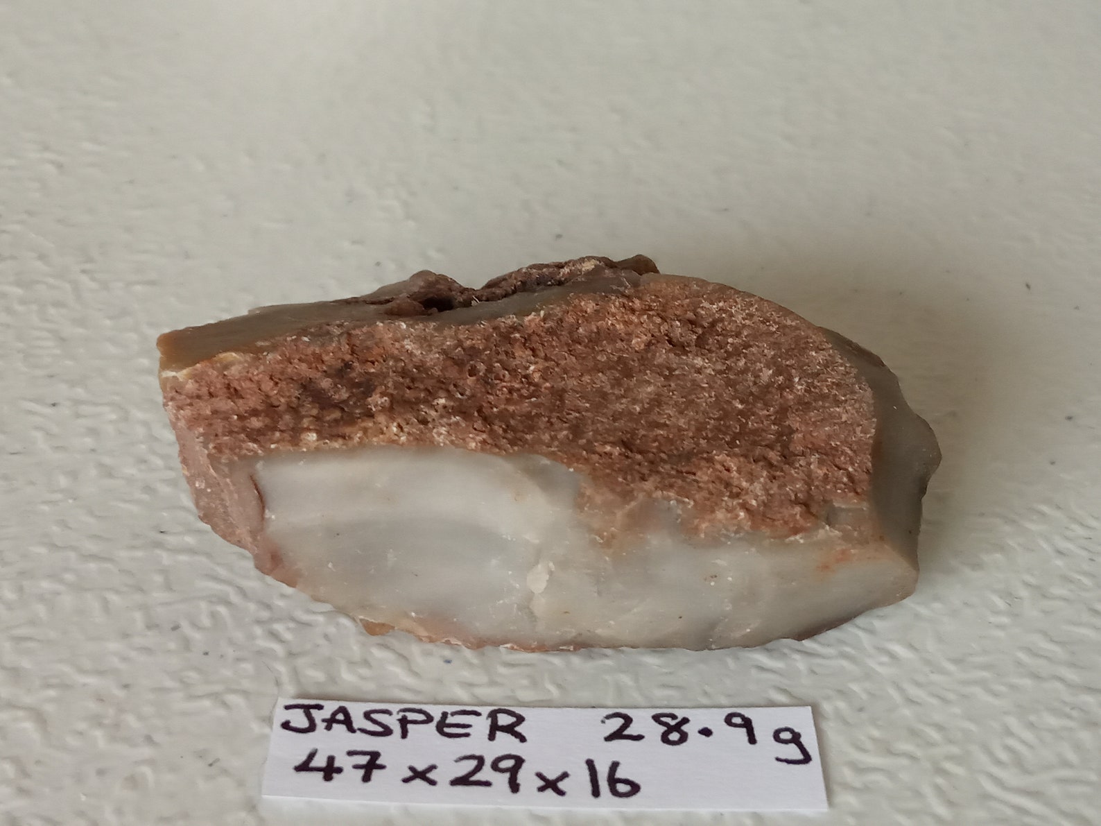 28.9g Beige & Brown Jasper SLAB Rough / JASPE Stone - Etsy