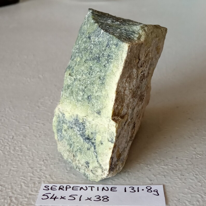 131.8g SERPENTINE Natural ROUGH Stone ROCK Crystal Point - Etsy