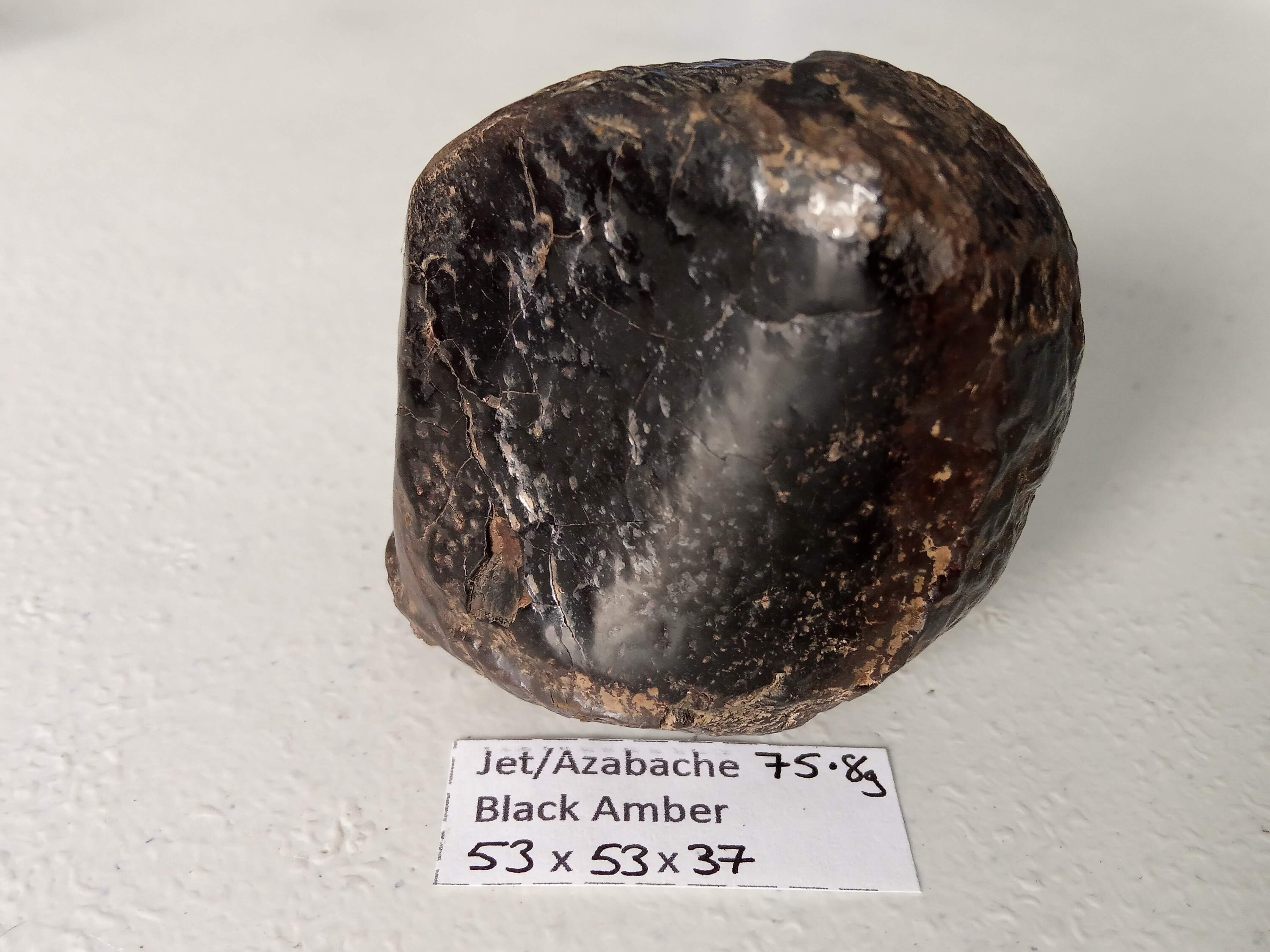 758g 100% JET / Azabach / schwarzer Bernstein / | Etsy