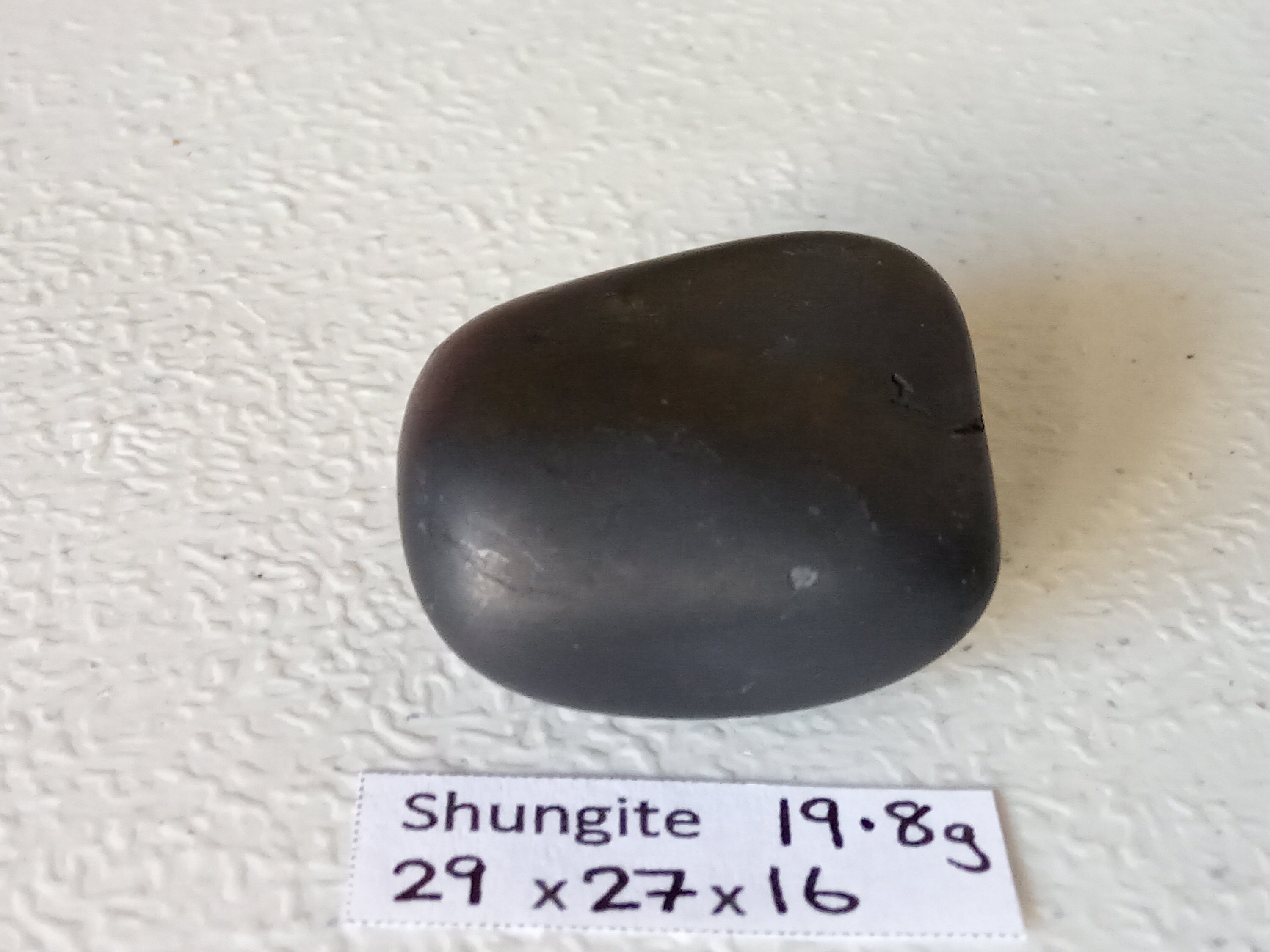 19.8g RUSSIAN Shungite / Shungita tumbled polished Healing | Etsy