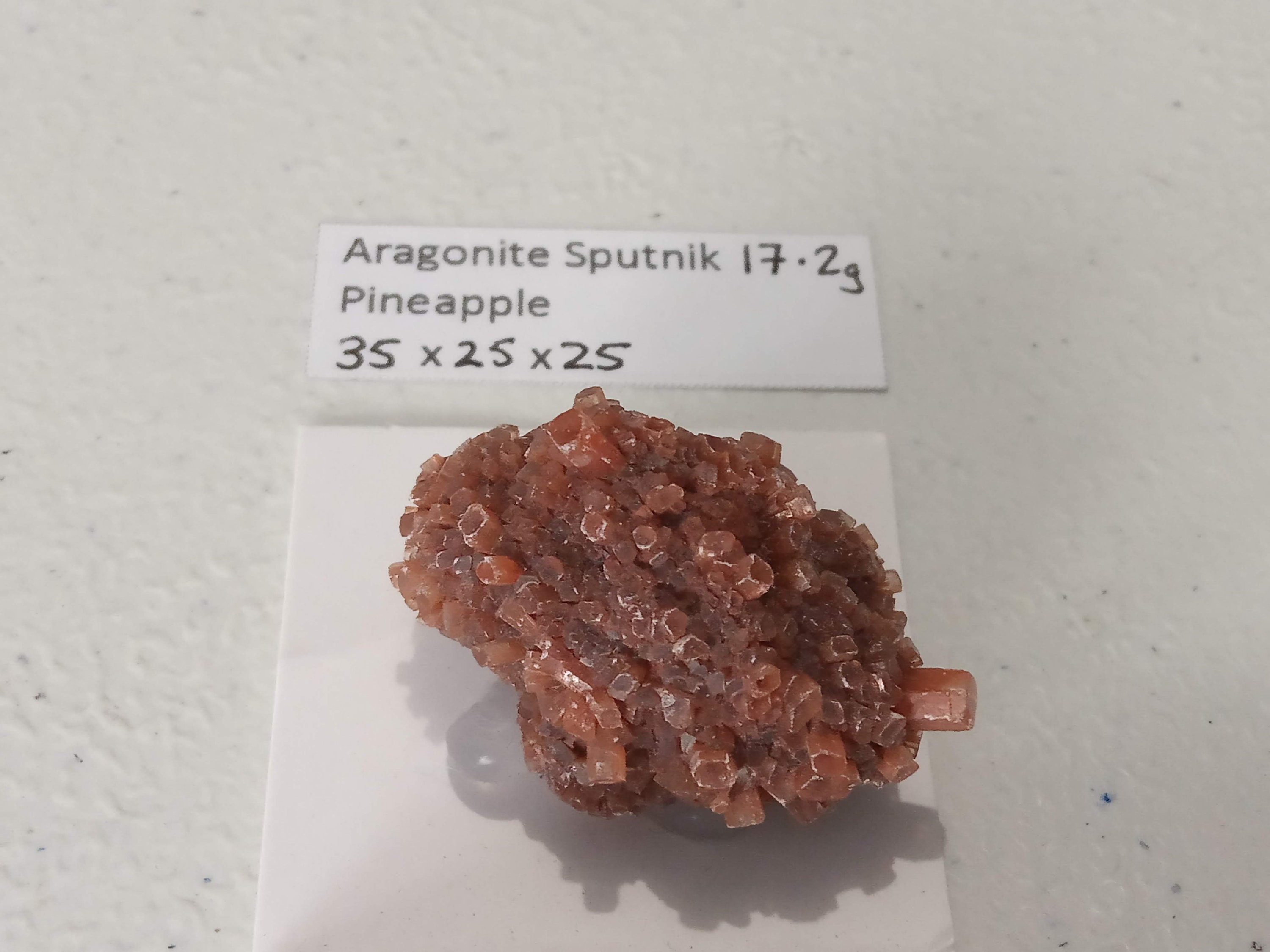 17.2g Áspero natural ARGONITA ESPAÑOLA / ARGONITA Sputnik | Etsy
