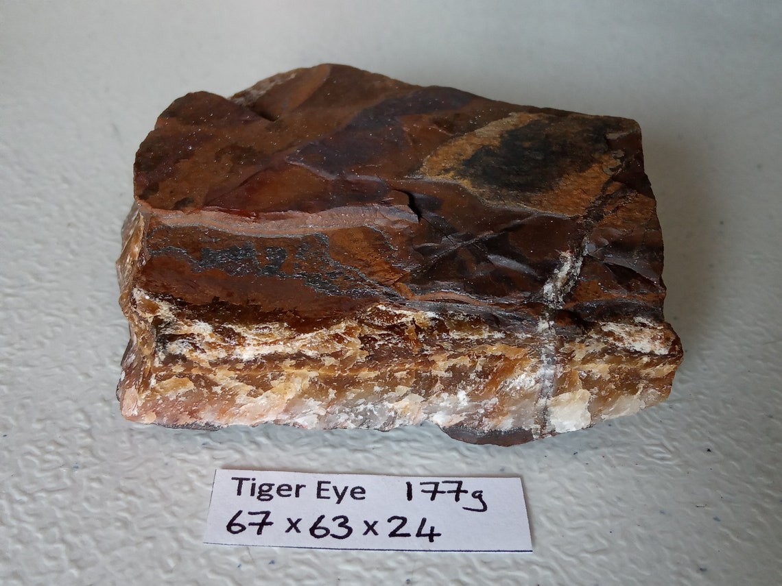 177g Natural Rough Tigers Eye Quartz Crystal Specimen - Etsy