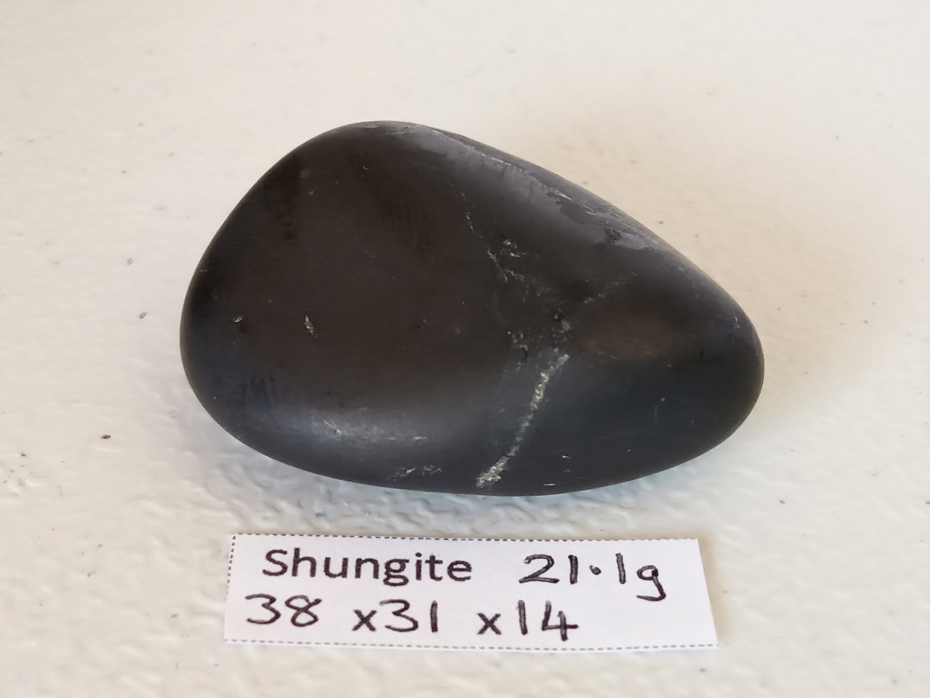 21.1g RUSSIAN Shungite / Shungita Tumbled Polished Healing - Etsy UK