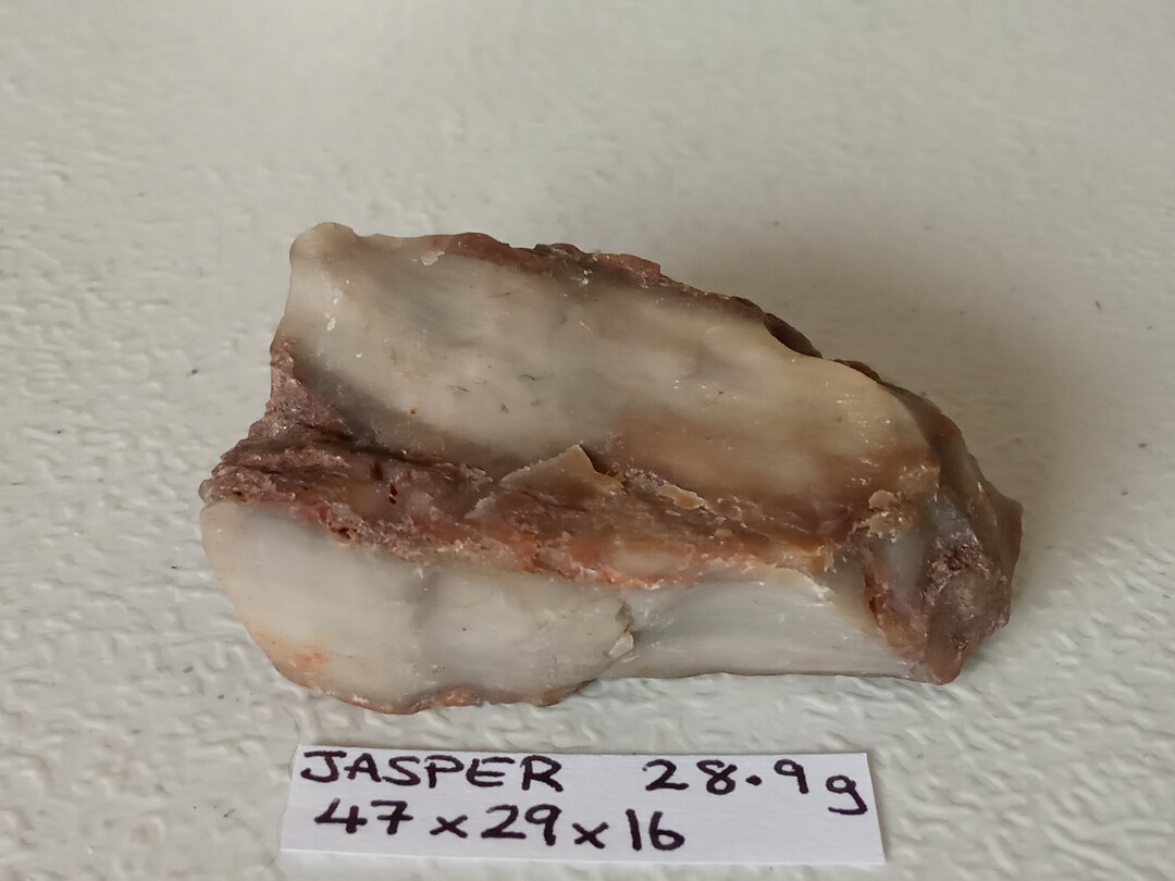 28.9g Beige & Brown Jasper SLAB Rough / JASPE Stone - Etsy