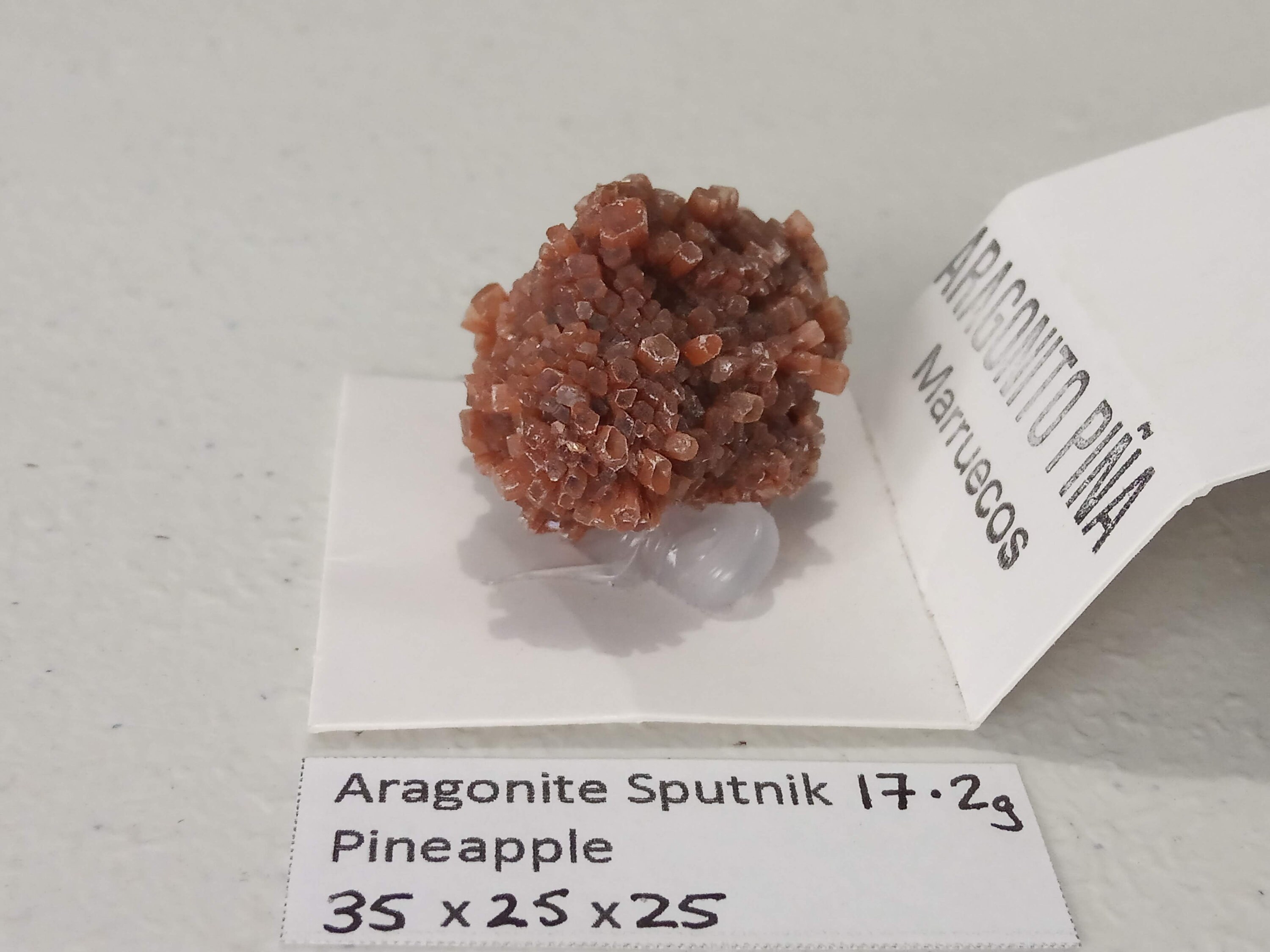 17.2g Áspero natural ARGONITA ESPAÑOLA / ARGONITA Sputnik - Etsy España