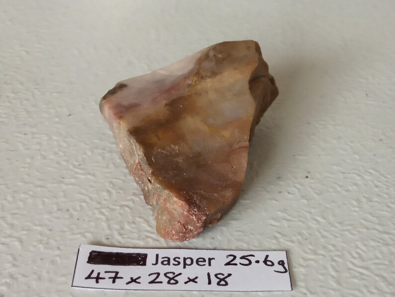 25.6g Beige & Brown Jasper SLAB Rough / JASPE Stone - Etsy