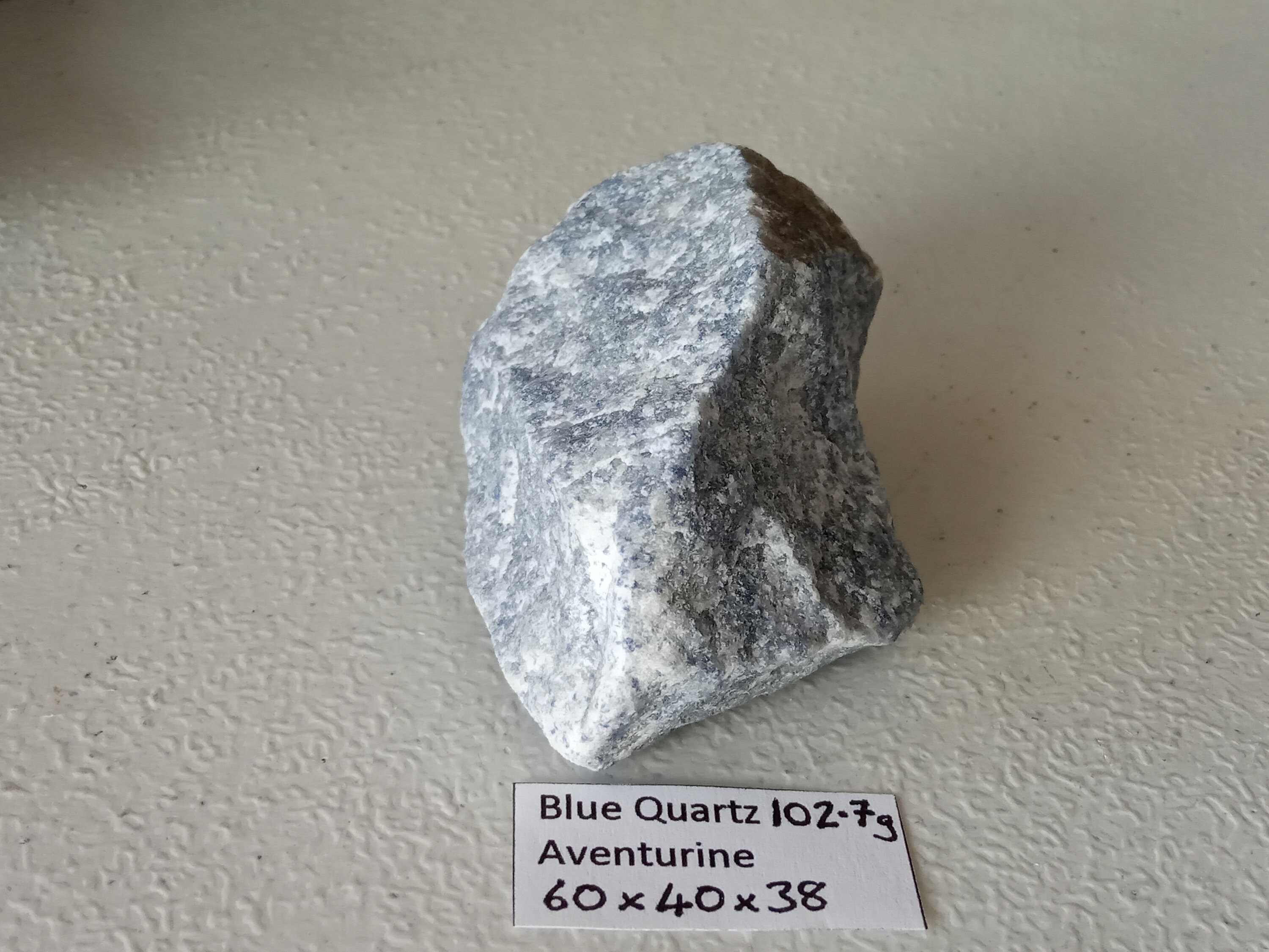 102.7g Natural rough blue Quartz aventurine Crystal Cluster | Etsy