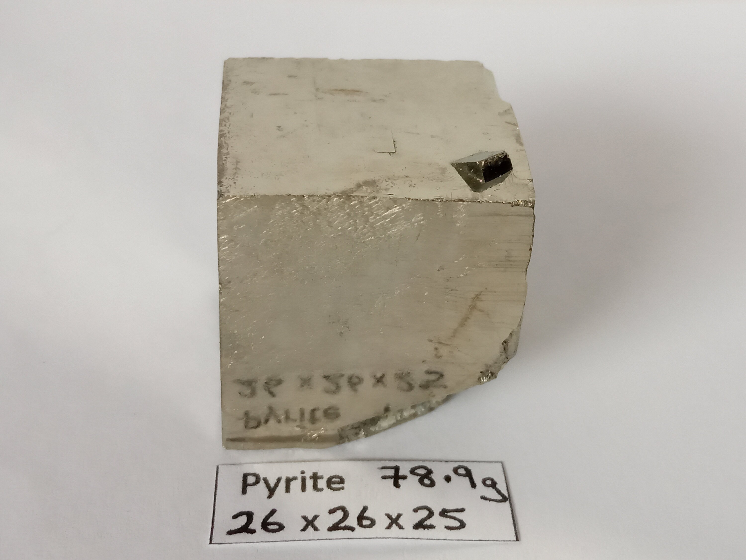 78.9g Real natural pyrite cube / fools gold crystal mineral | Etsy