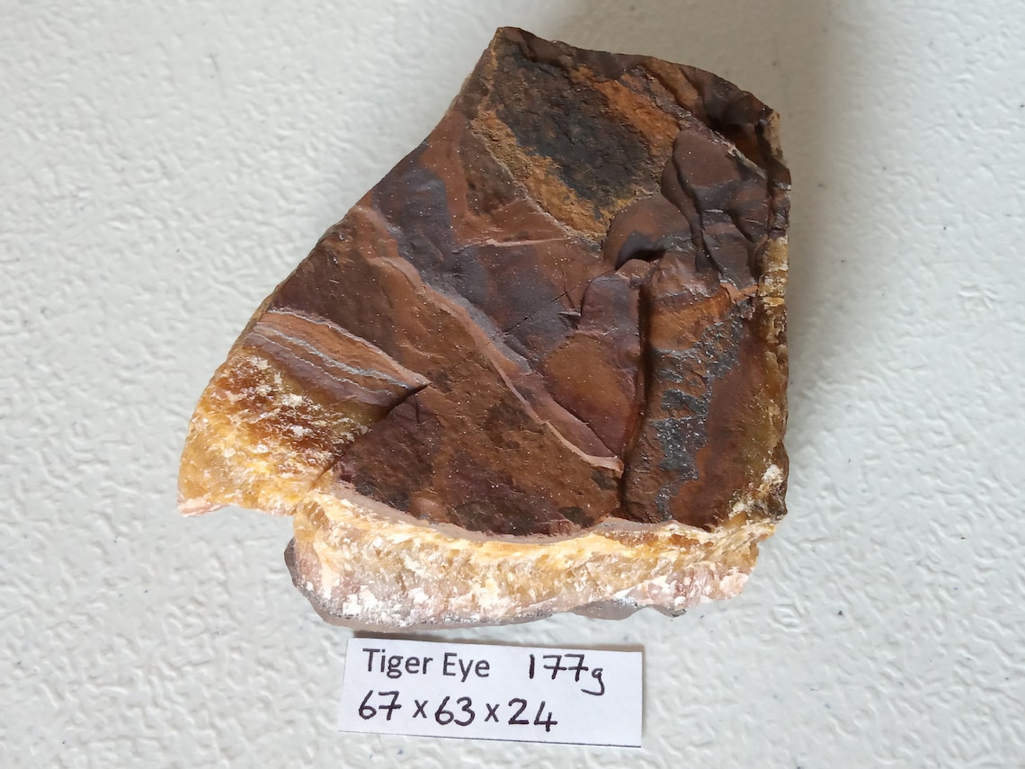 177g Natural rough Tigers eye Quartz Crystal Specimen | Etsy