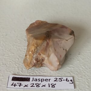 25.6g Beige & Brown Jasper SLAB Rough / JASPE Stone - Etsy