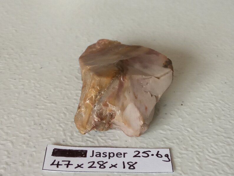25.6g Beige & Brown Jasper SLAB Rough / JASPE Stone - Etsy