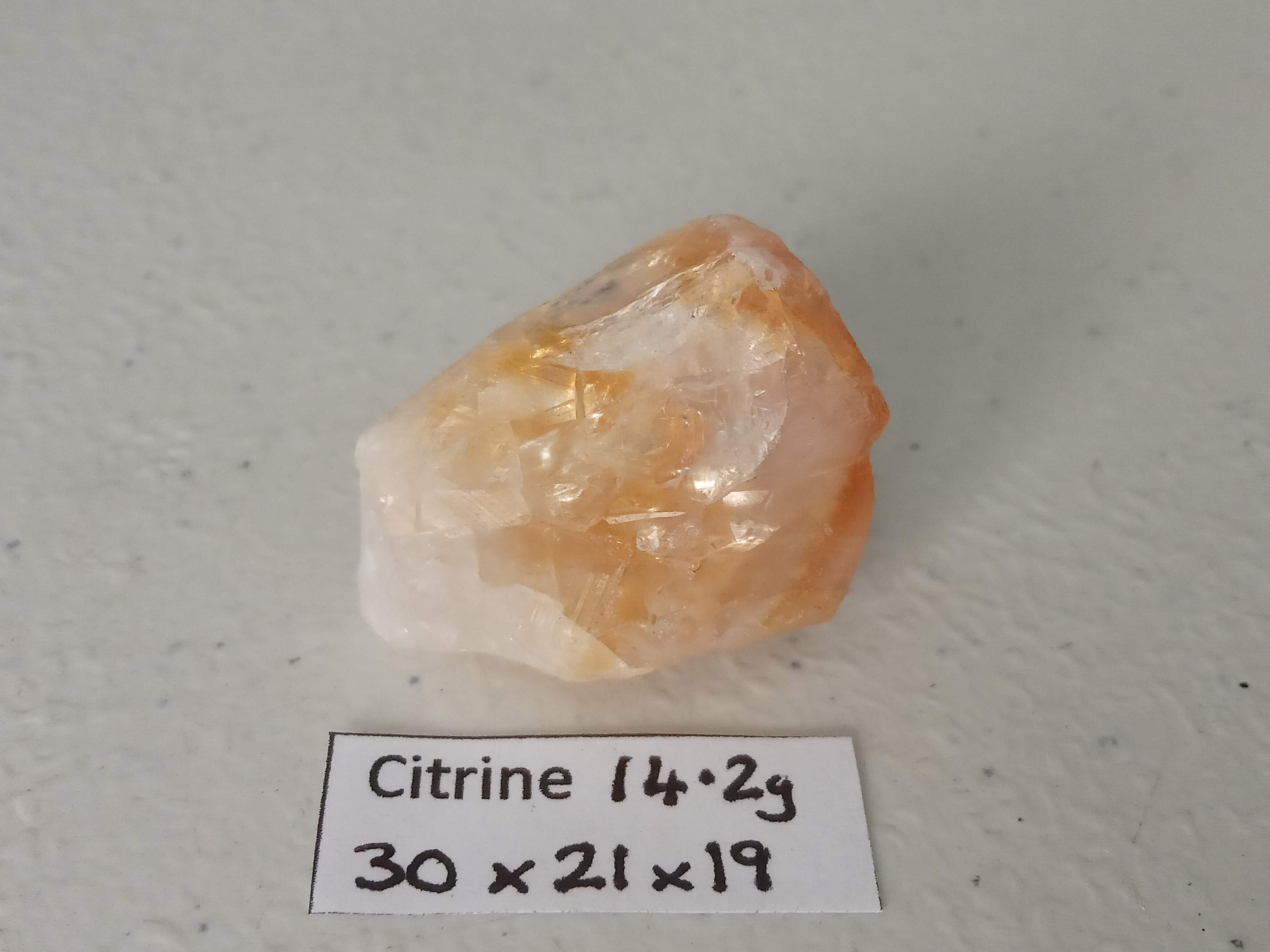 14.2g Natural ROUGH YELLOW CITRINE Cluster Specimen | Etsy