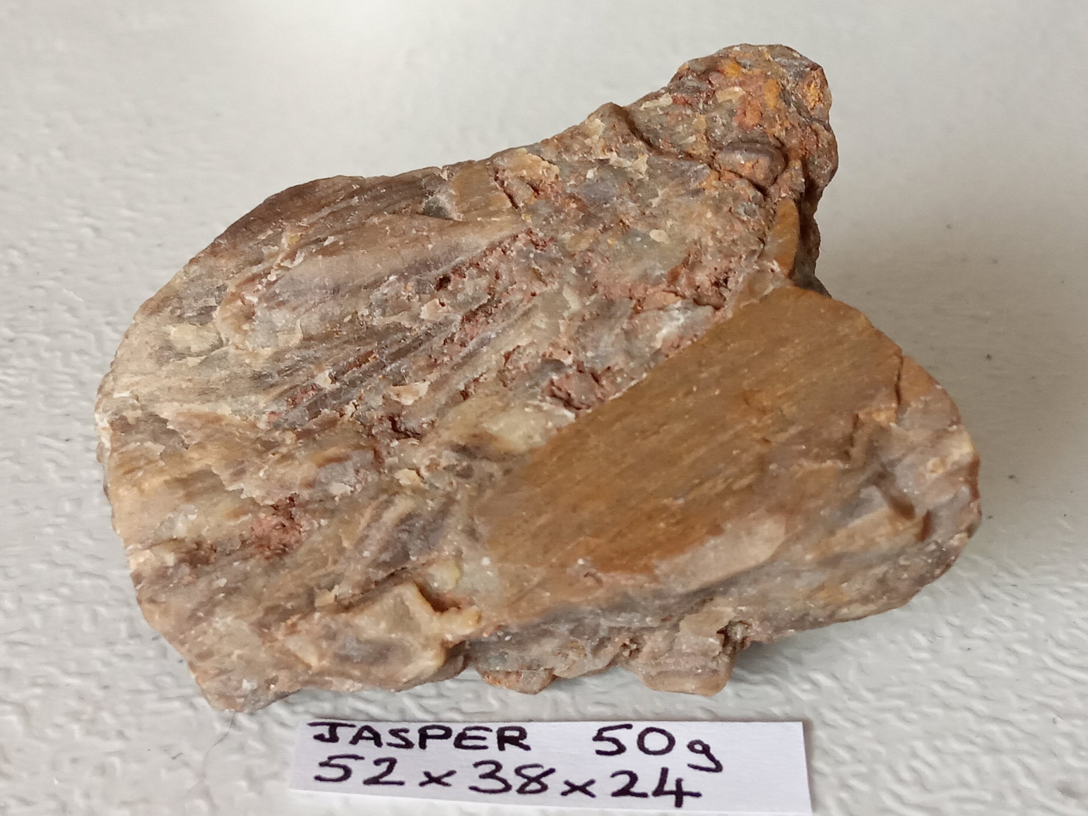 50g Beige & Brown Jasper SLAB Rough / JASPE Stone - Etsy