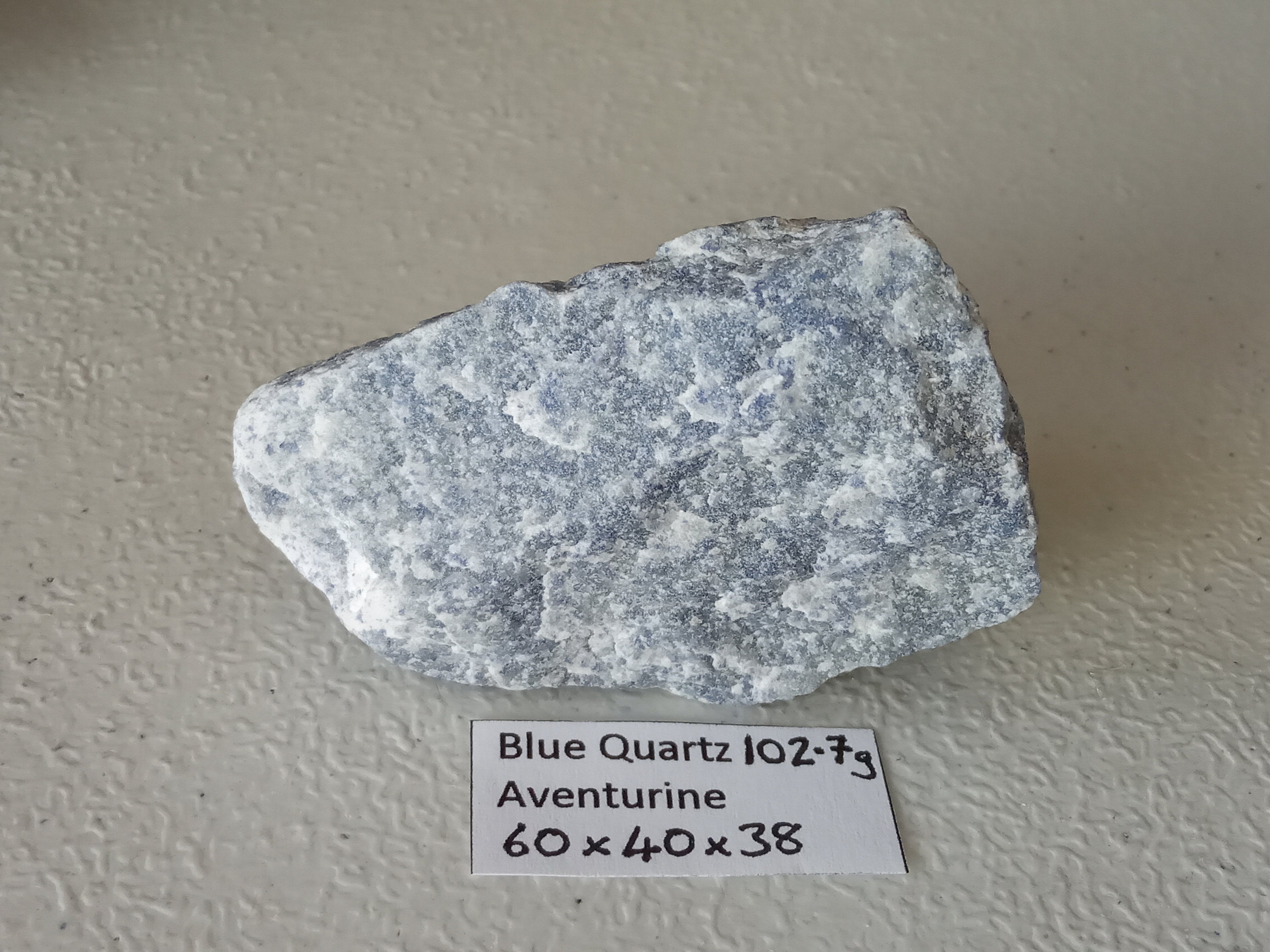 102.7g Natural rough blue Quartz aventurine Crystal Cluster | Etsy