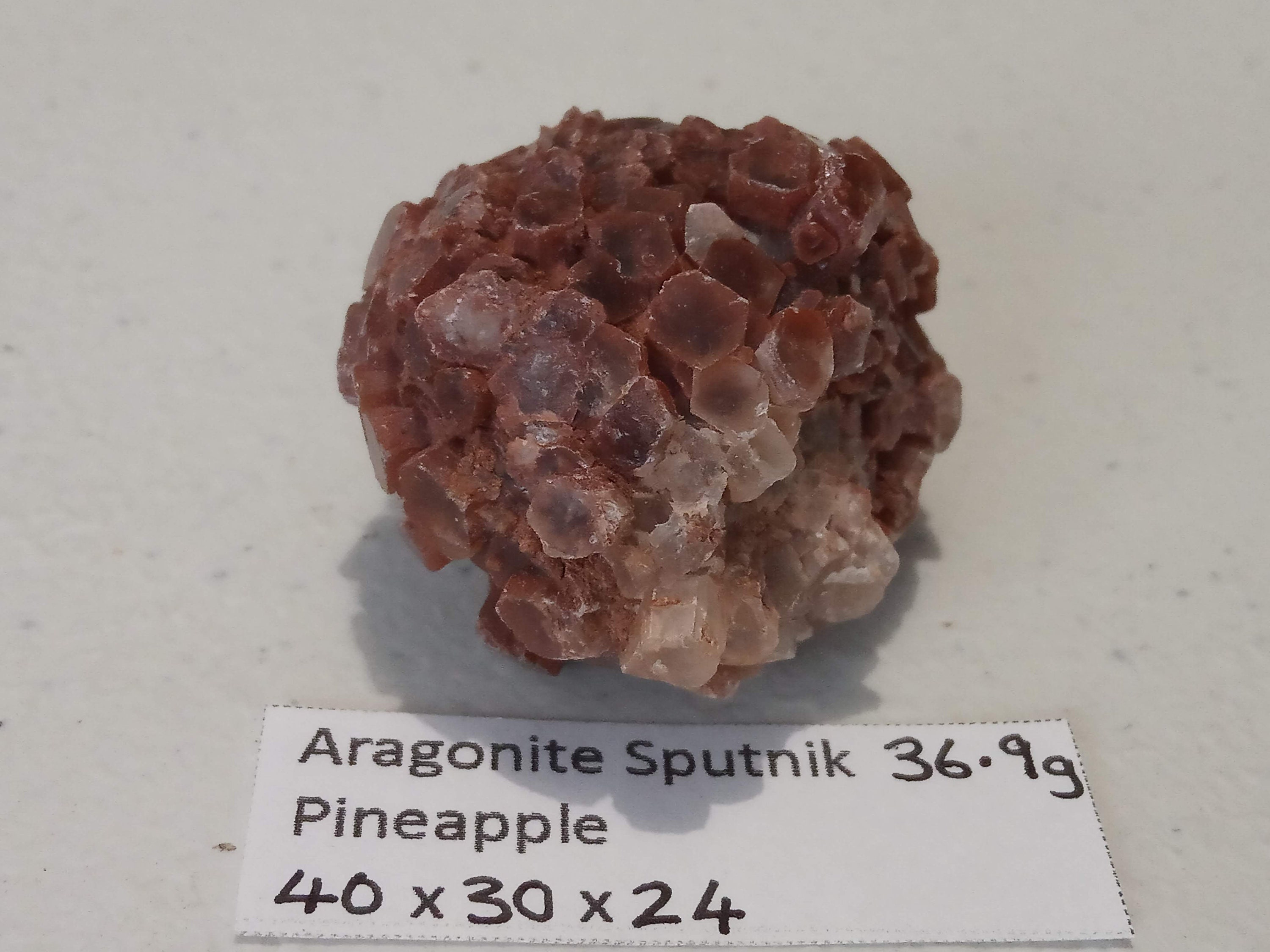 36.9g Natural rough Spainish ARGONITE / ARGONITA Sputnik | Etsy