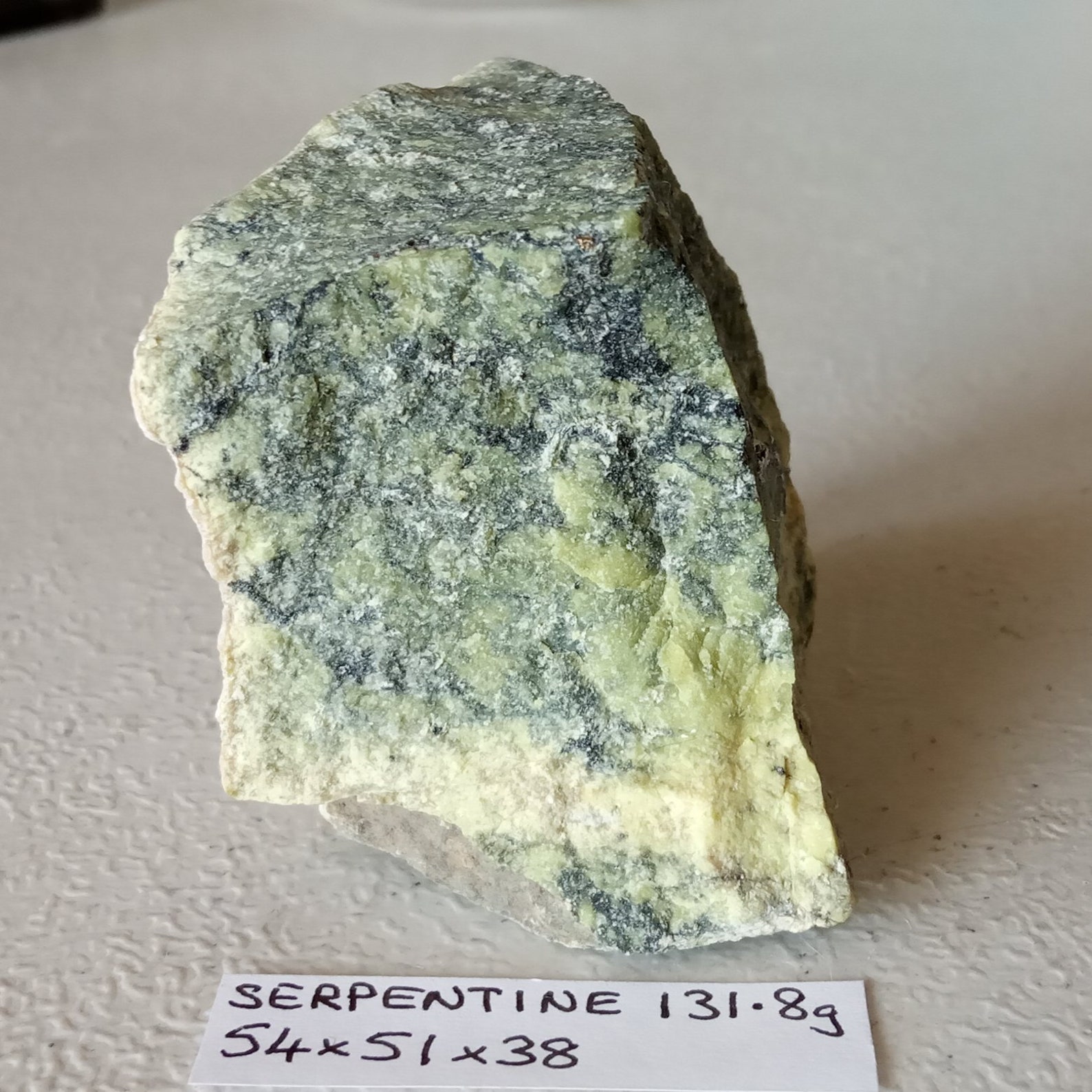 131.8g SERPENTINE Natural ROUGH Stone ROCK Crystal Point - Etsy