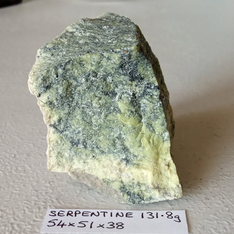 131.8g SERPENTINE Natural ROUGH Stone ROCK Crystal Point - Etsy