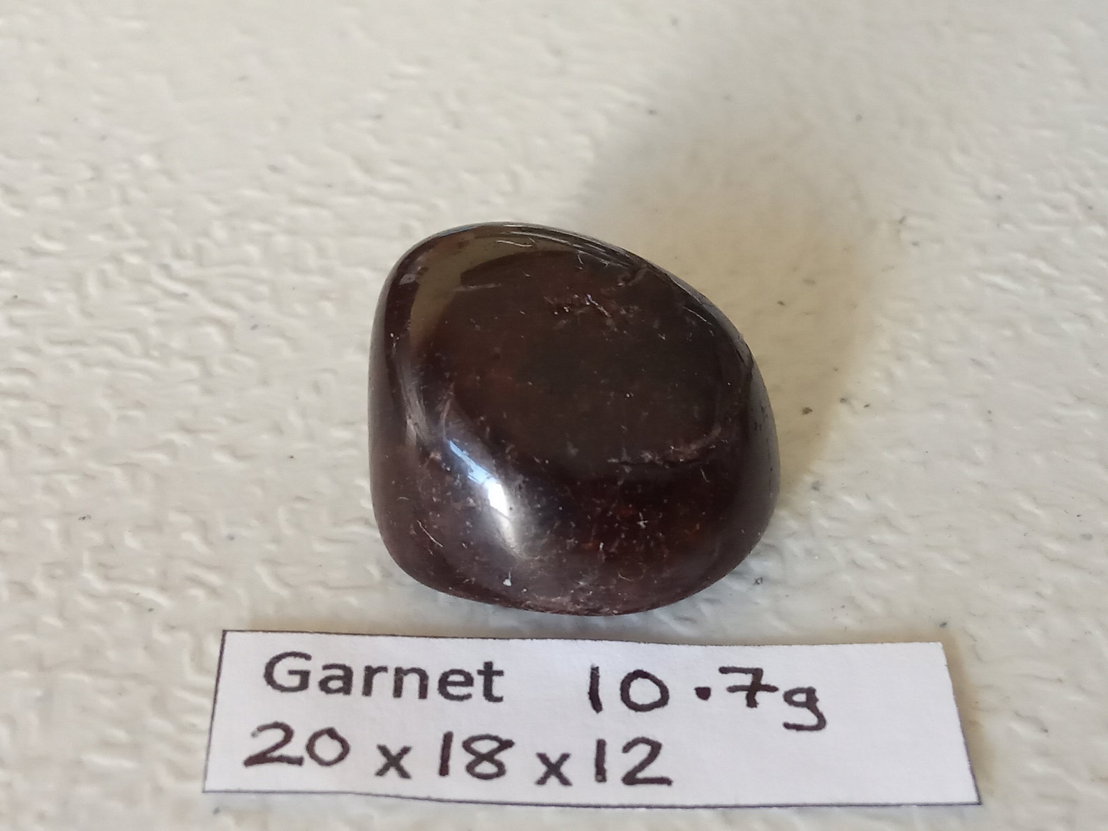 10.7g Red Garnet Tumbled Polished Gemstone Stone Crystal - Etsy