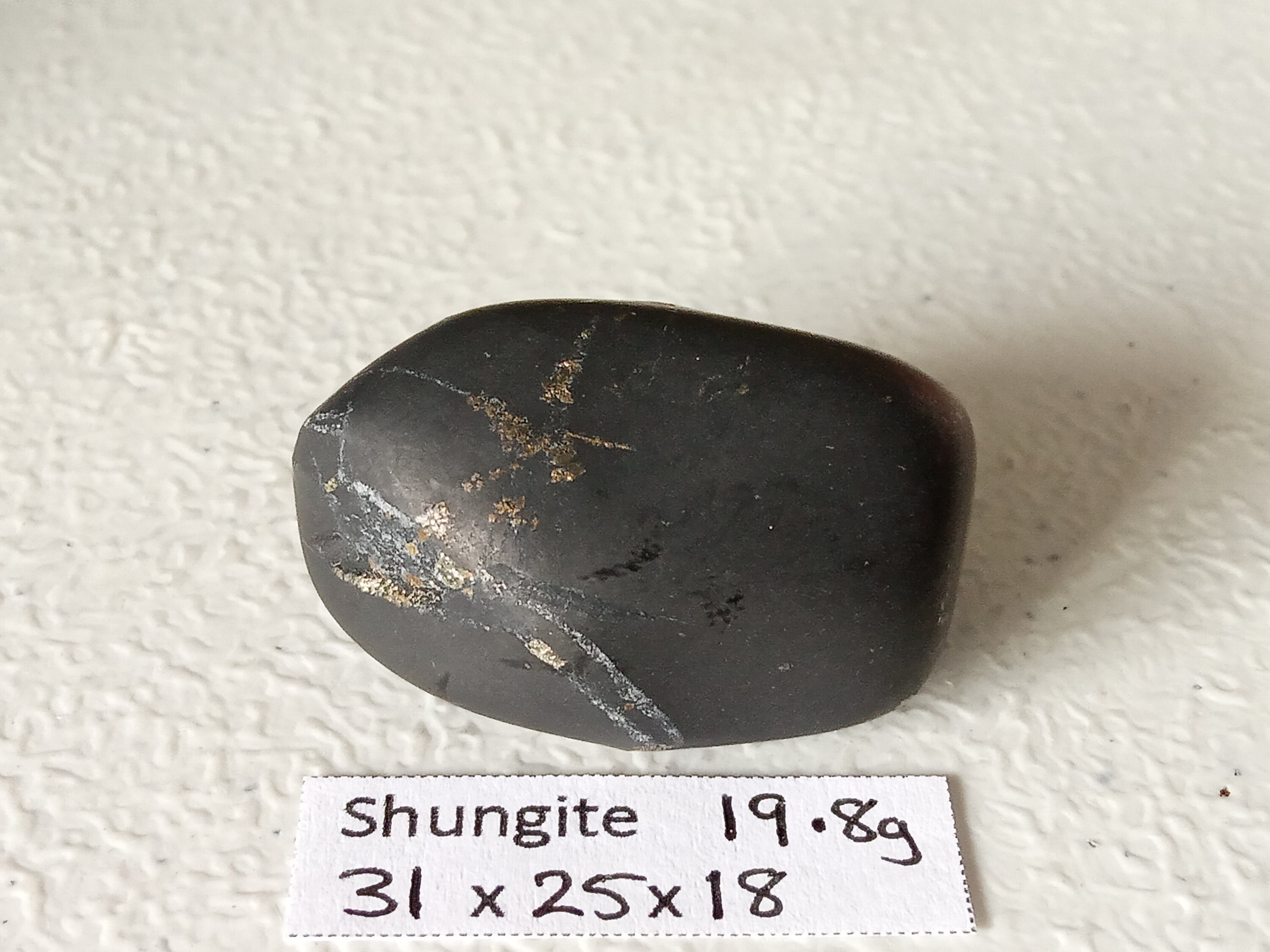 19.8g RUSSIAN Shungite / Shungita tumbled polished Healing | Etsy