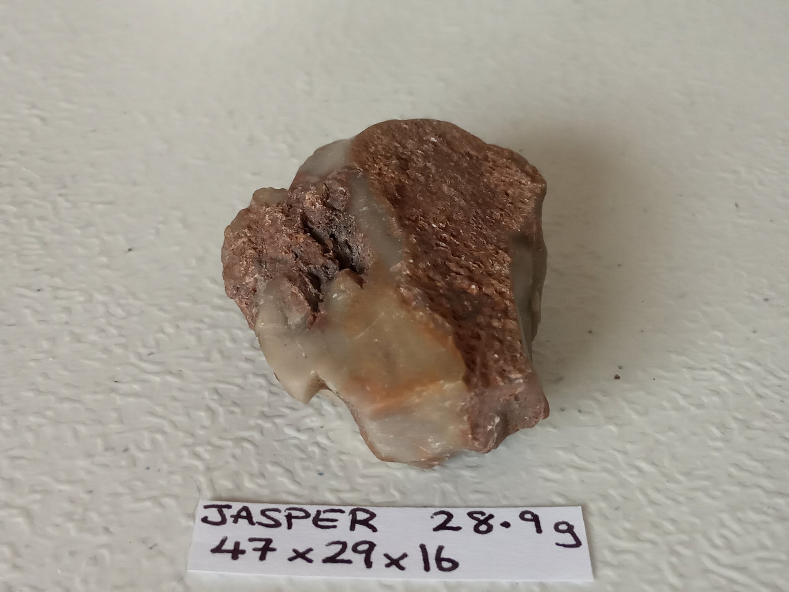 28.9g Beige & Brown Jasper SLAB Rough / JASPE Stone - Etsy