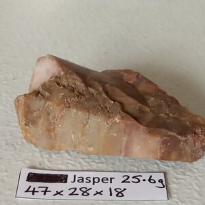 25.6g Beige & Brown Jasper SLAB Rough / JASPE Stone - Etsy